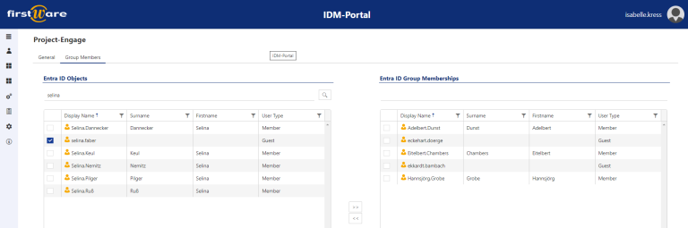 Central management of guest accounts in hybrid environments